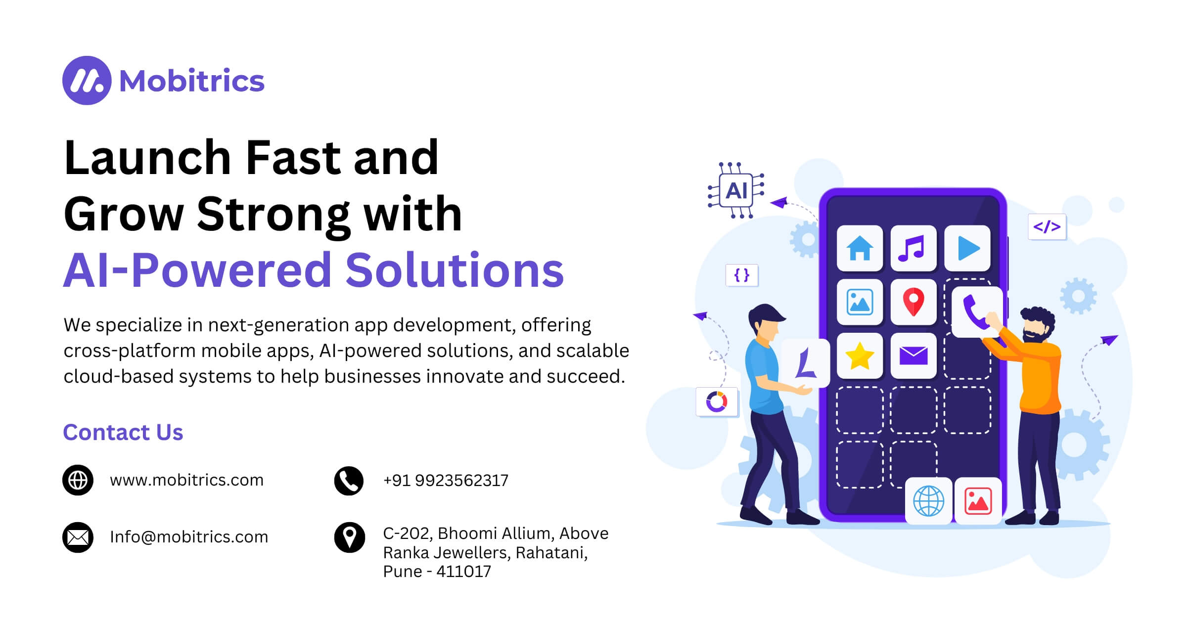 Mobitrics Technologies Pvt Ltd | AI Powered IT Services Company